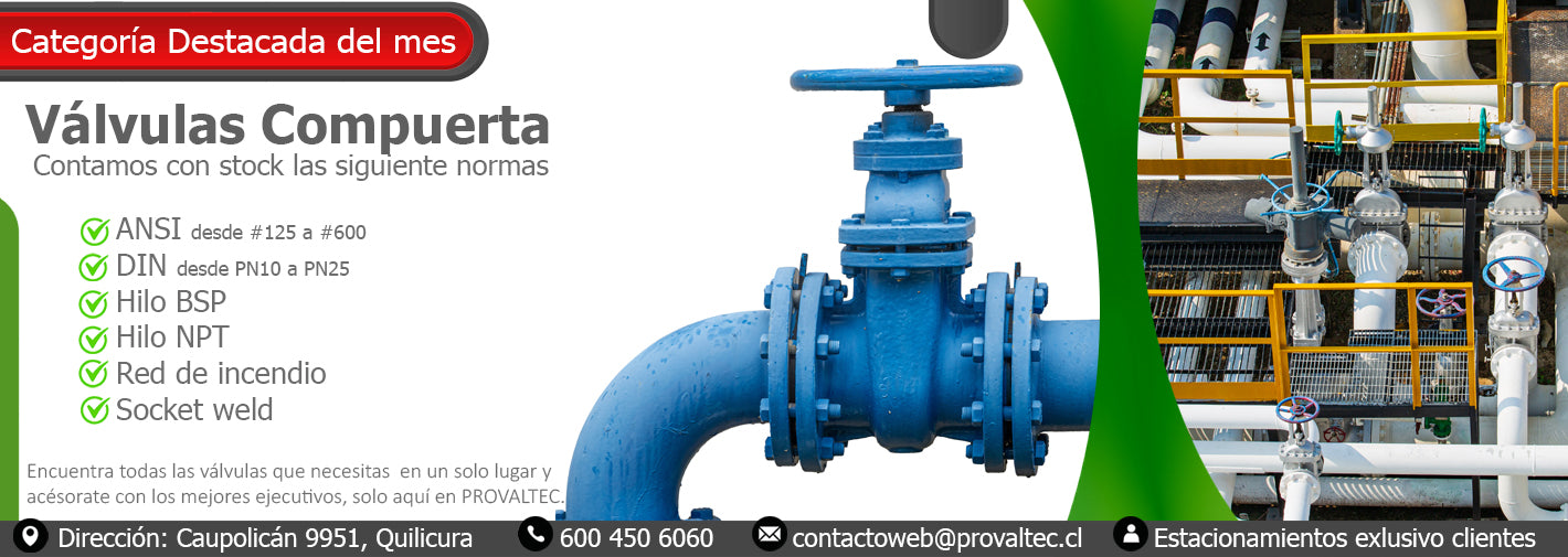 Válvulas – Provaltec